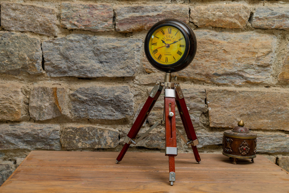 Tripod Desk Clock — The Handmade Store