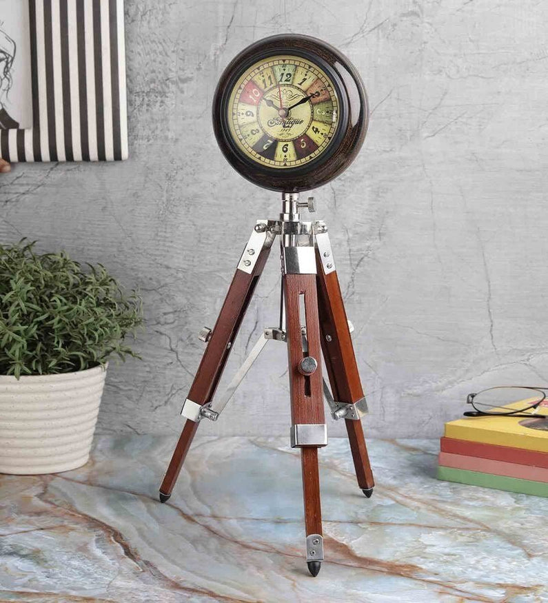 Table Top Tripod Clock — The Handmade Store